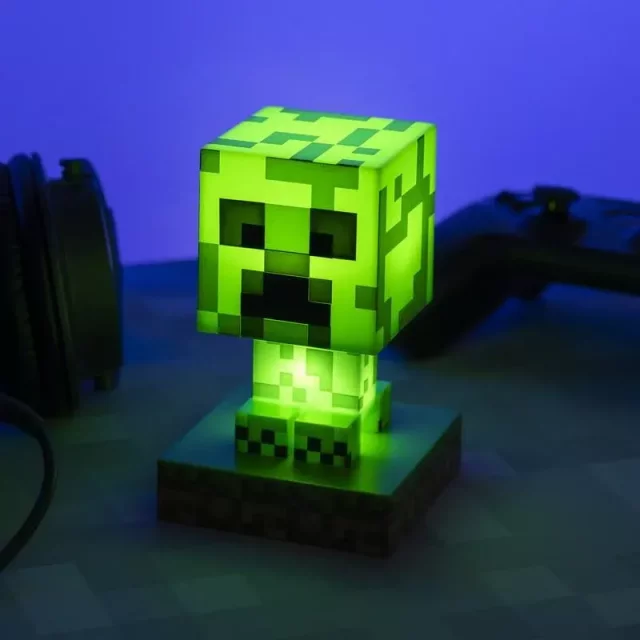 Lampička Minecraft - Creeper Icon Light - shop.CSFD.cz