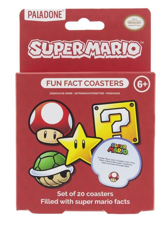 Podtácky Super Mario - Fun Facts - shop.CSFD.cz